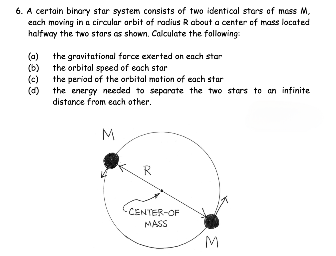 Solved A certain binary star system consists of two | Chegg.com