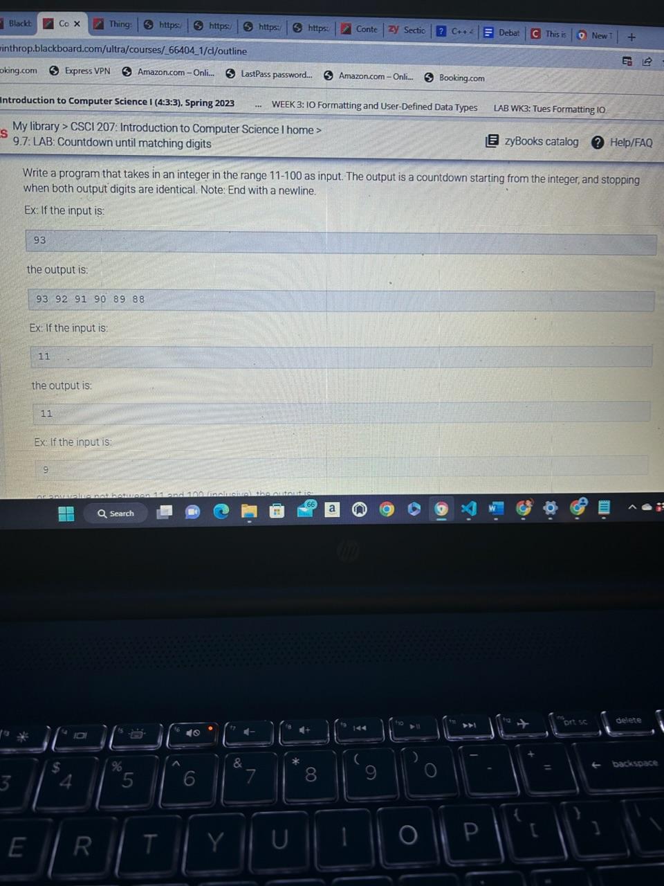 Write a program that takes in an integer in the range | Chegg.com
