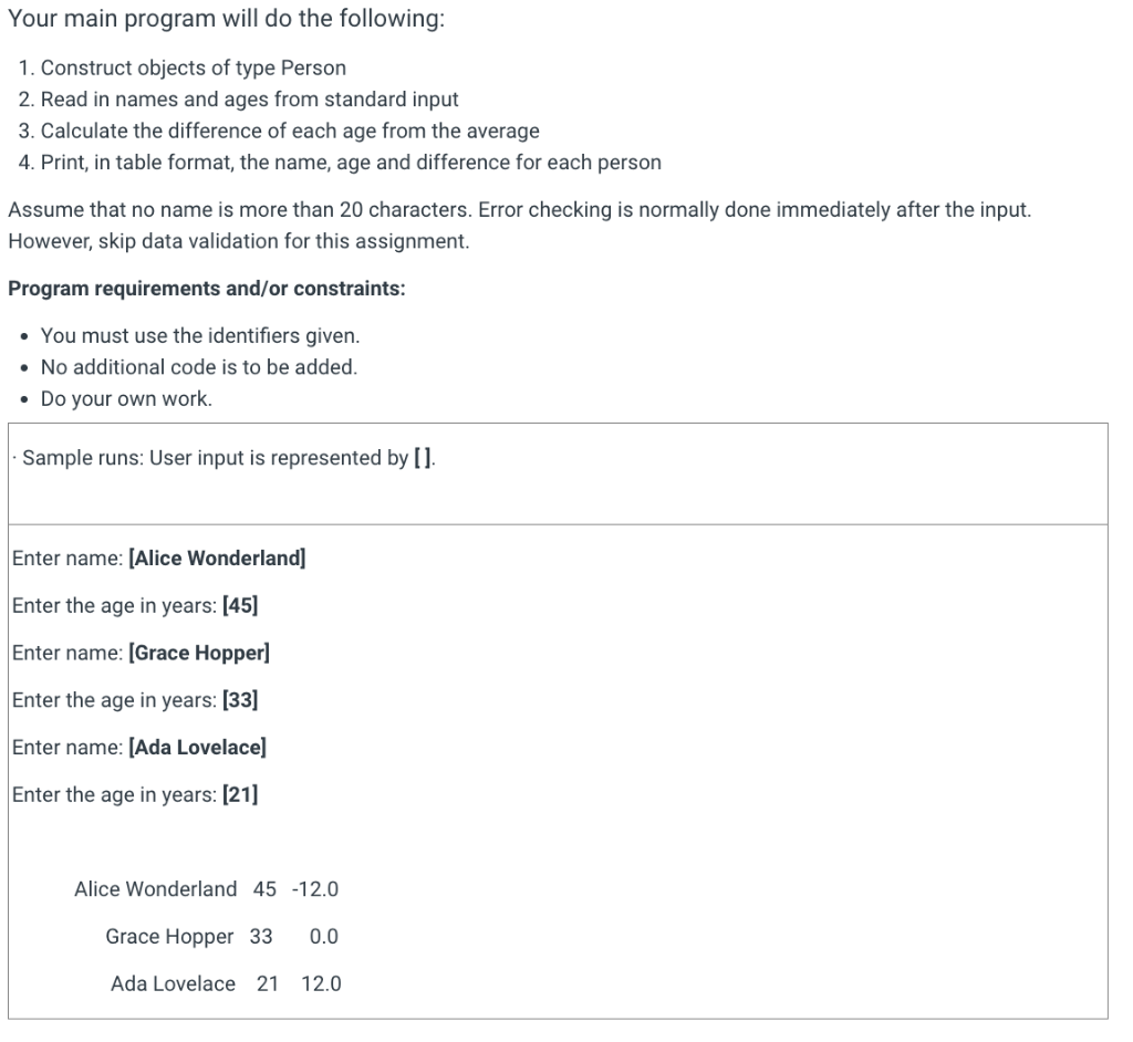 Solved Complete the missing code at the end of this | Chegg.com