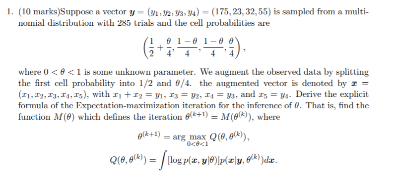 (10 marks)Suppose a vector | Chegg.com