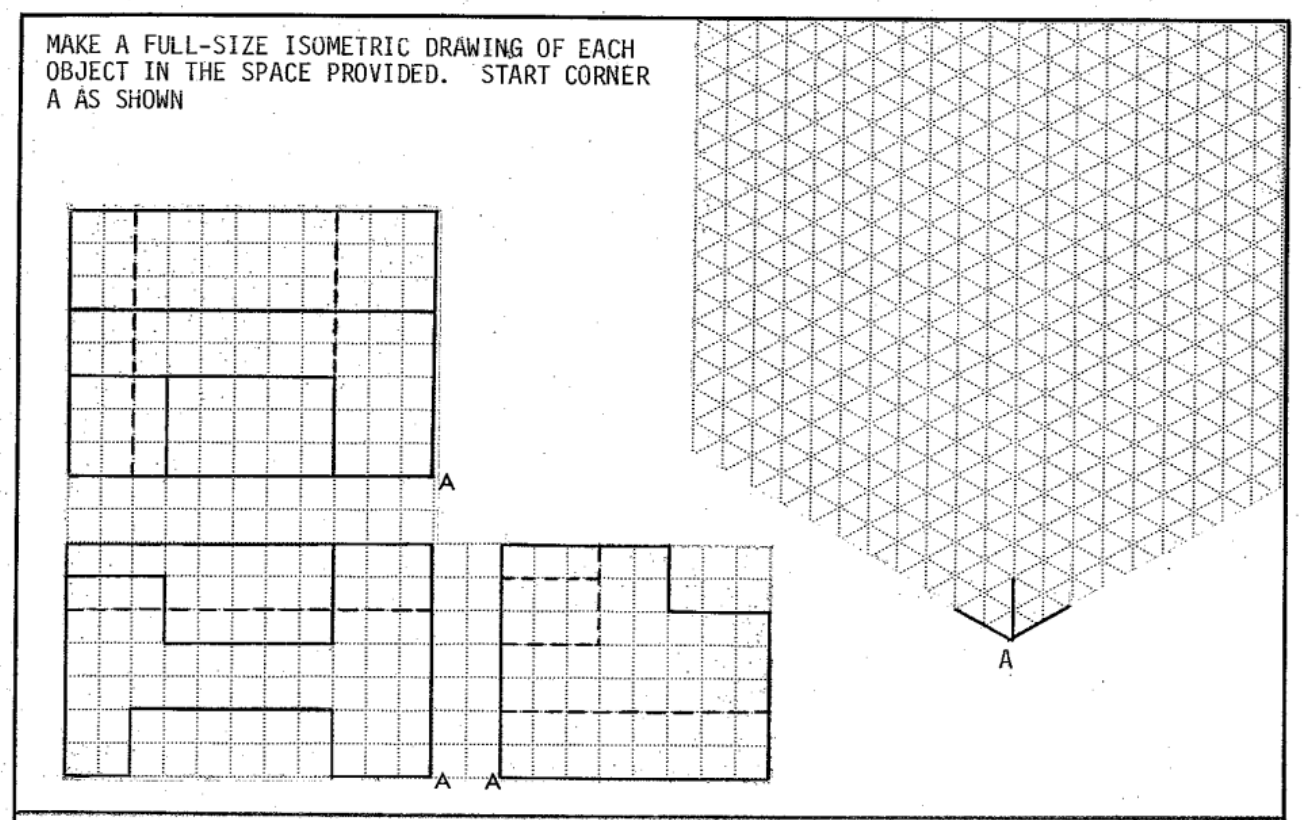 Solved MAKE A FULL-SIZE ISOMETRIC DRAWING OF EACH OBJECT IN | Chegg.com