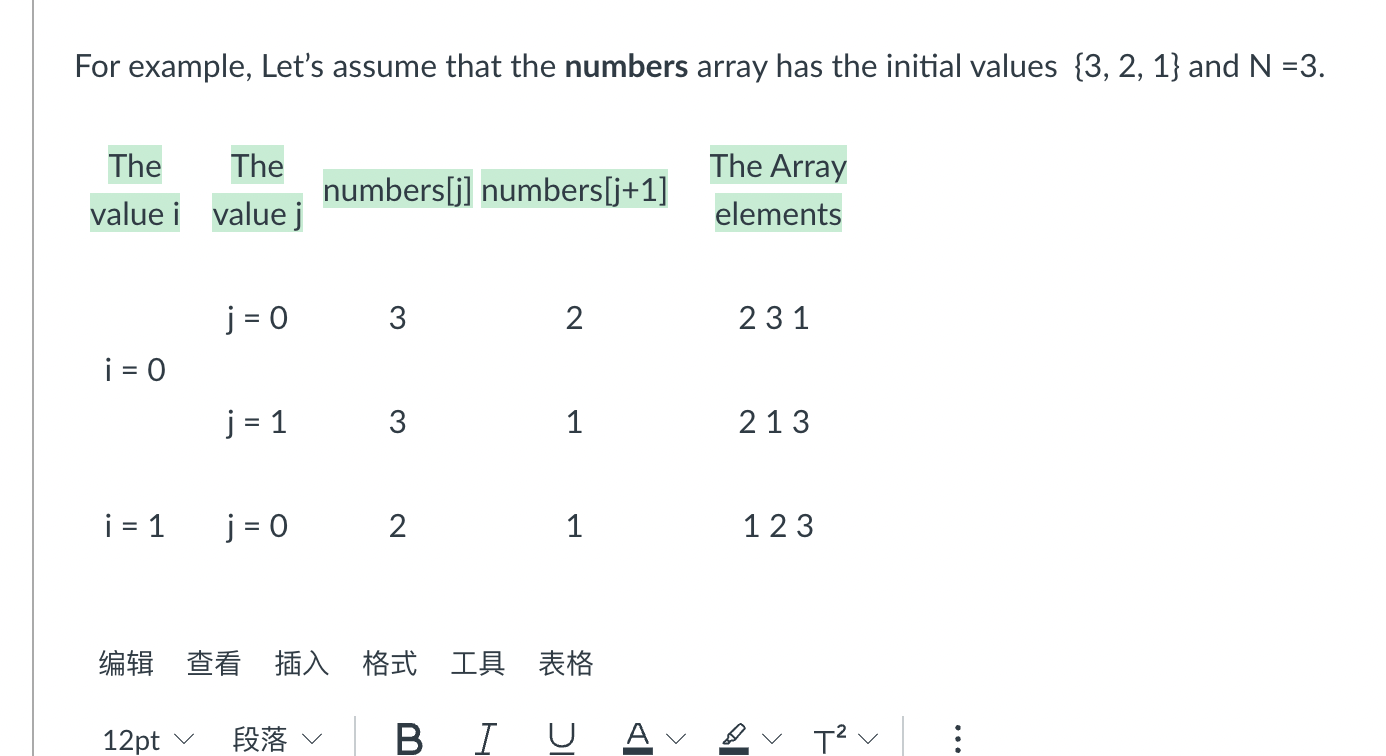 Solved When we run the following code, show each value for | Chegg.com