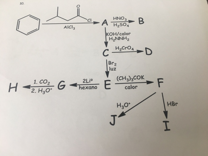 Solved 3. Mg° Et2O 1. CH20 2. H3O 2 HNO3 / Et2O 1. 2. H30. | Chegg.com