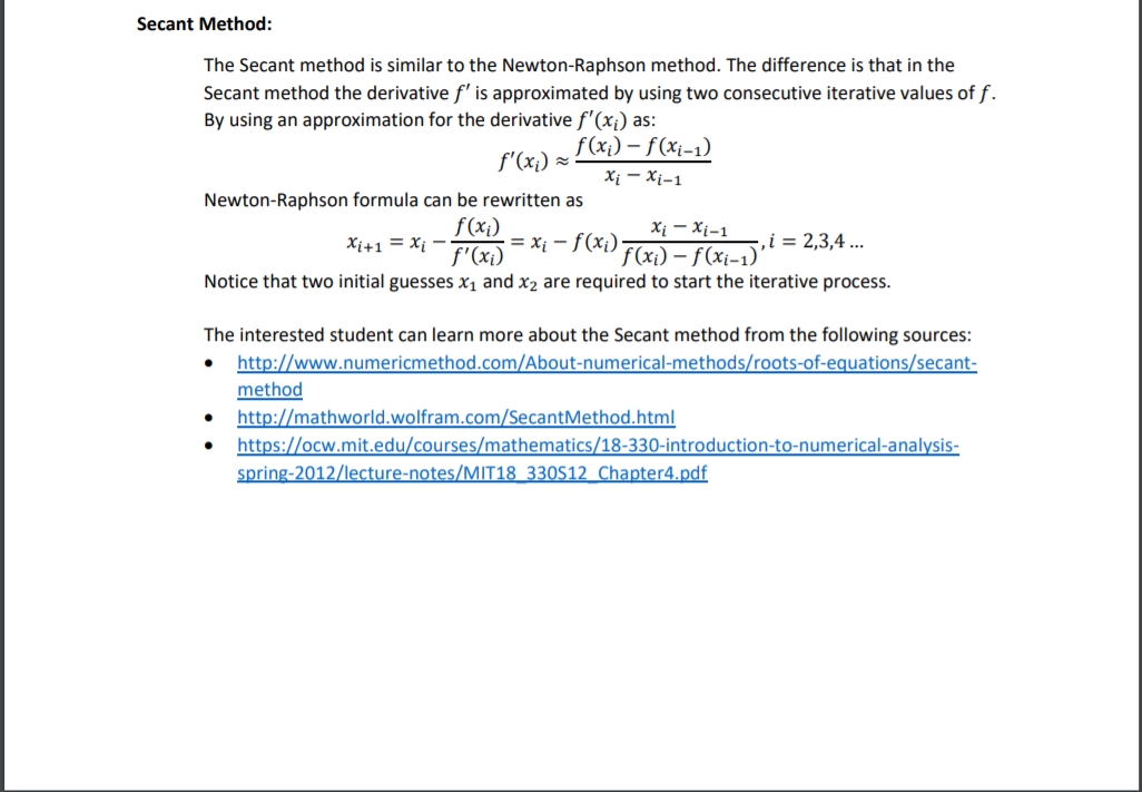 Solved Cmpsc 200 Lab 11 Root Finding Objectives 1 Apply