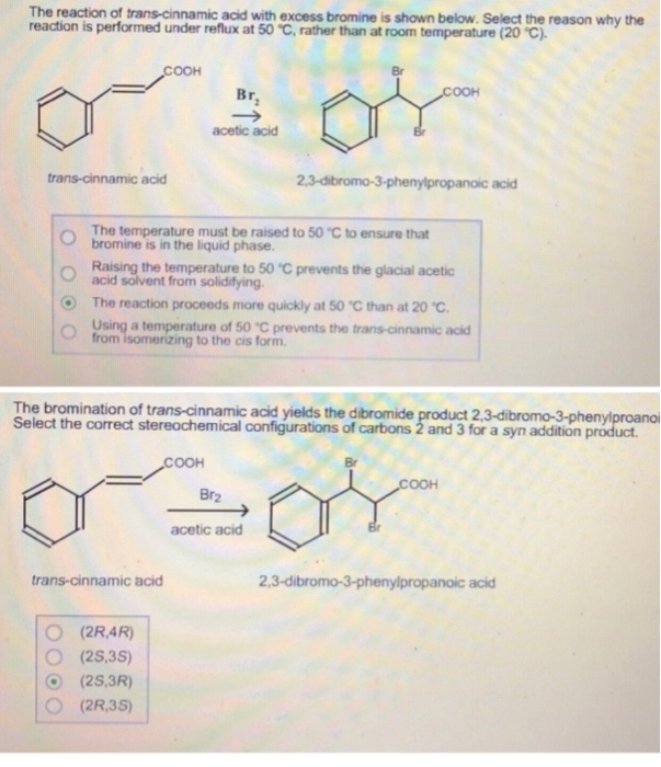 Solved Select the correct description of the anti addition | Chegg.com
