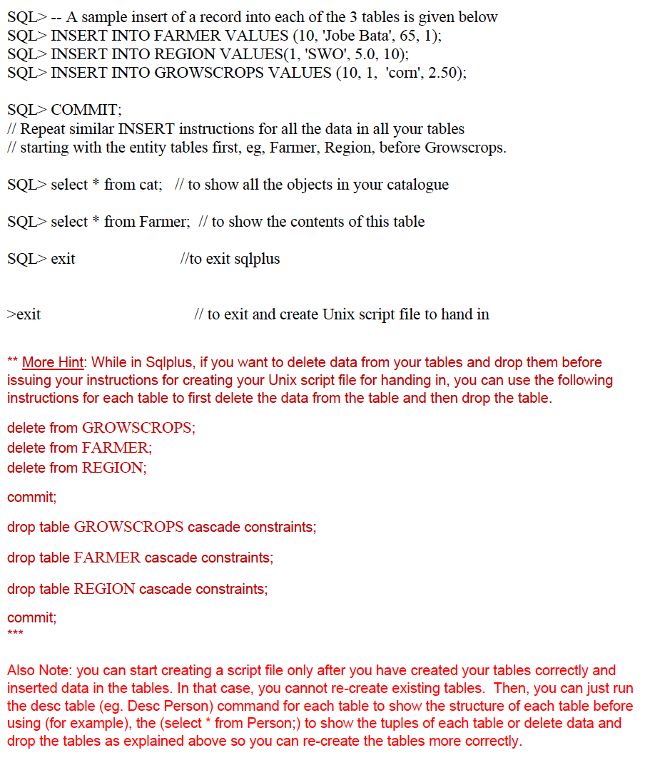 Solved creation in the order given in the instructions. Note | Chegg.com
