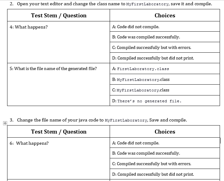 Solved Week001- Introduction to Java Technology Laboratory | Chegg.com