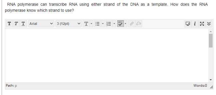 Solved RNA polymerase can transcribe RNA using either strand | Chegg.com