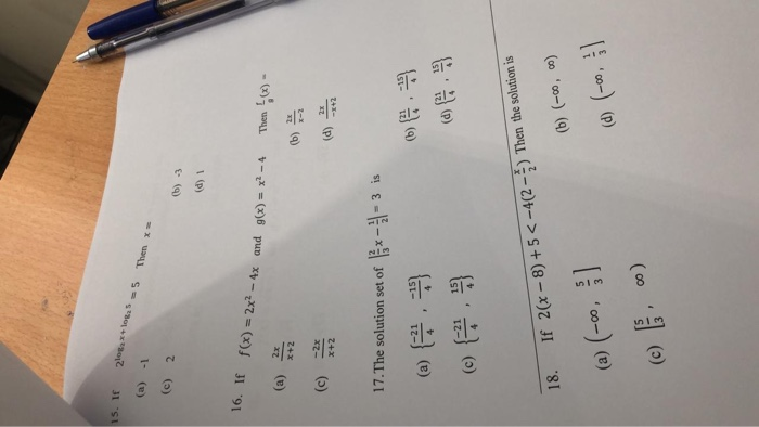 Solved 1 (e) S stBo+xBo (c) 2 E (4) I (p) 16. If f(x)= 2x2 | Chegg.com