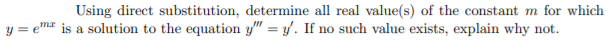 Solved Using direct substitution, determine all real | Chegg.com