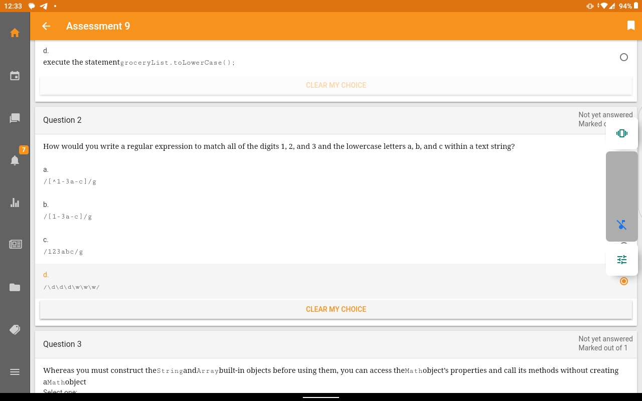 Solved Which of the following sets of JavaScript statements | Chegg.com