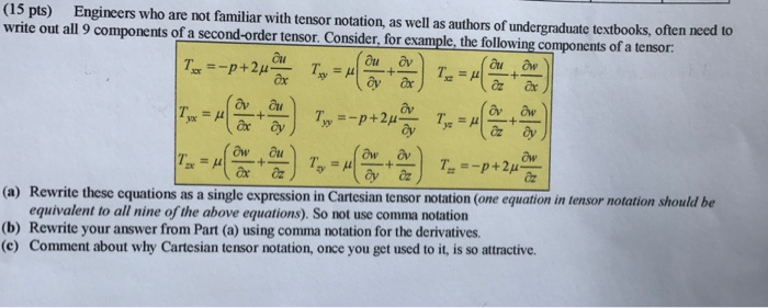 Solved Do a,b,c For (a), Write in 1 | Chegg.com