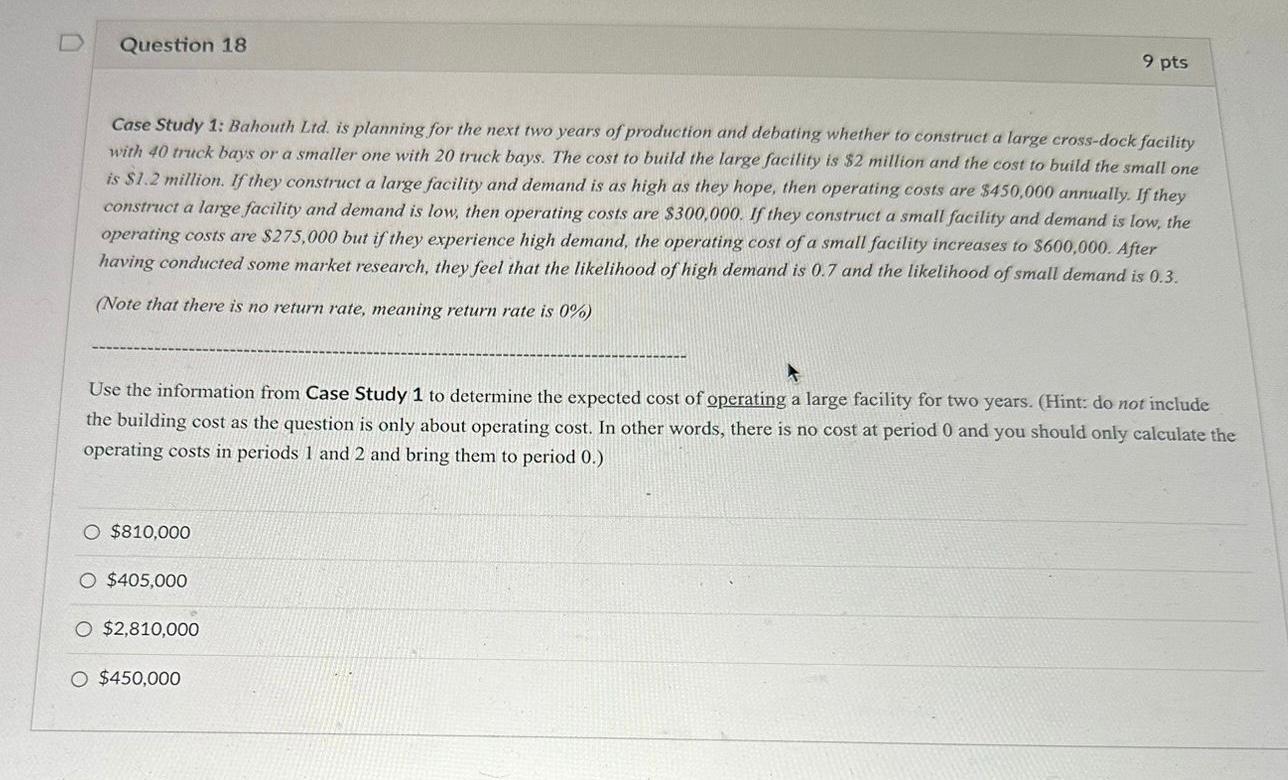 Solved Case Study 1: Bahouth Ltd. is planning for the next | Chegg.com
