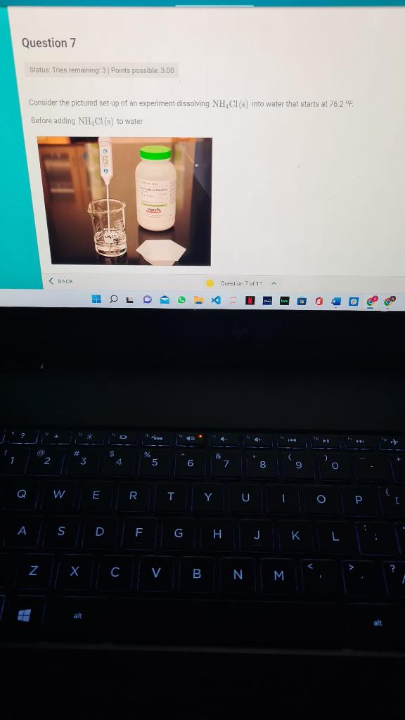 Solved Question 7 Status: Tries remaining: 31 Points | Chegg.com