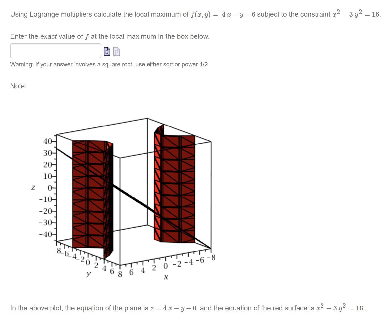 Solved Using Lagrange multipliers calculate the local | Chegg.com
