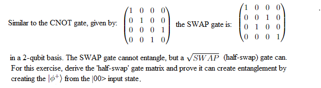 Solved Similar to the CNOT gate, given by: | Chegg.com