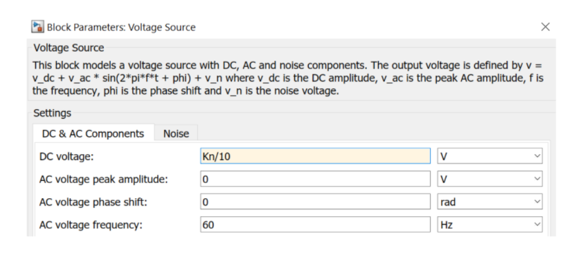 Solved Using MATLAB Simulink Simscape, create a DC voltage | Chegg.com Solved Using MATLAB Simulink Simscape, create a DC voltage | Chegg.com