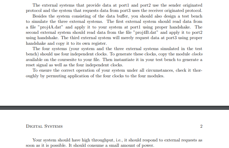 Design a First-In-First-Out (FIFO) buffer that can | Chegg.com
