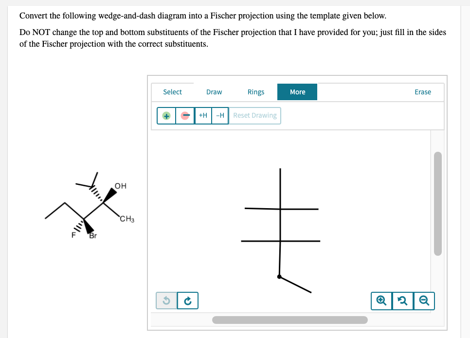 Solved Convert the following wedge-and-dash diagram into a | Chegg.com