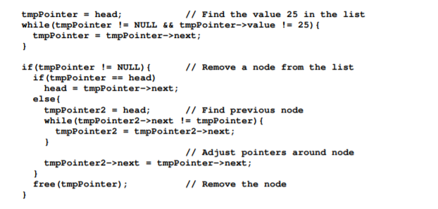 Solved Exercise #31: - Modify LinkedList1.c to contain a | Chegg.com
