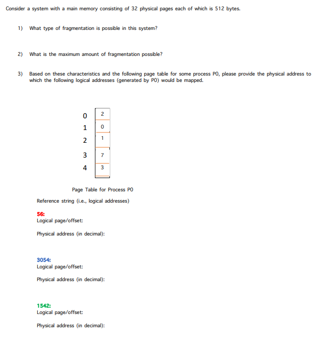 Solved Consider a system with a main memory consisting of 32 | Chegg.com