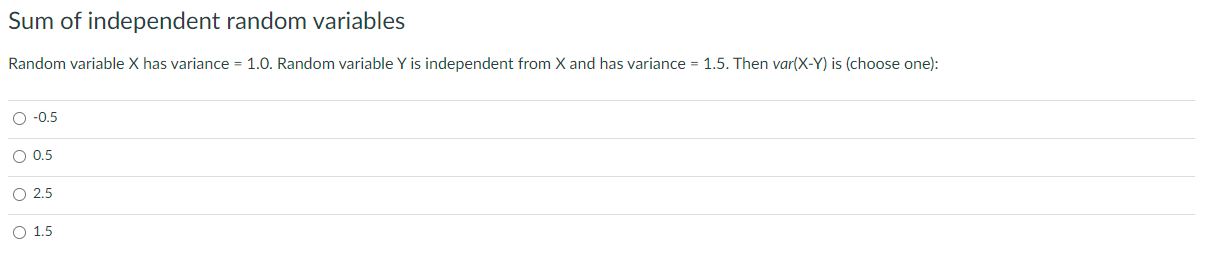 Solved Sum of independent random variables Random variable X | Chegg.com