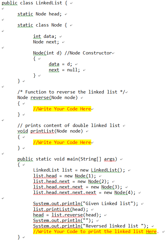 Solved Given Pointer To The Head Node Of A Linked List The