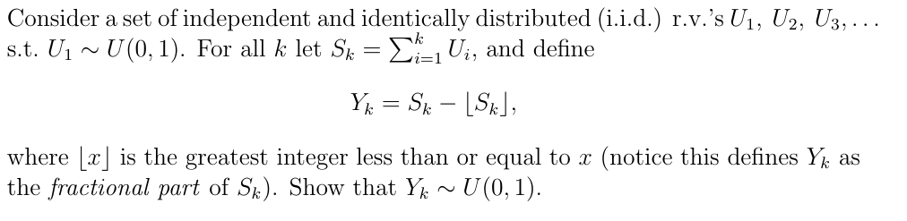 Solved Consider a set of independent and identically | Chegg.com