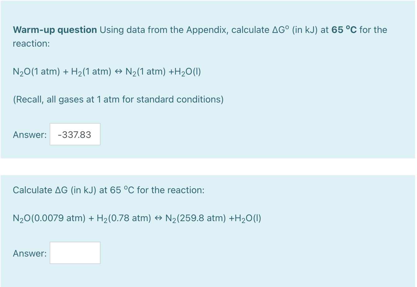 Solved Warm-up question Using data from the Appendix, | Chegg.com