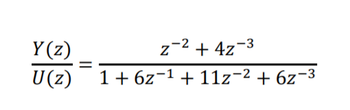 Solved a) The controllable canonical state space form of the | Chegg.com
