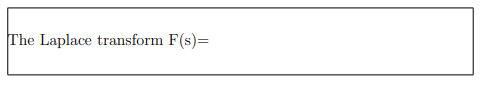 Solved Use the integral definition of the Laplace transform | Chegg.com