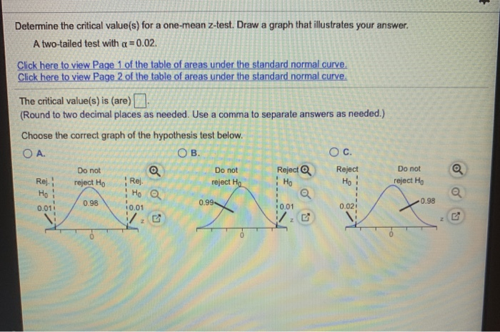 Solved Determine the critical value(s) for a one-mean | Chegg.com Solved Determine the critical value(s) for a one-mean | Chegg.com