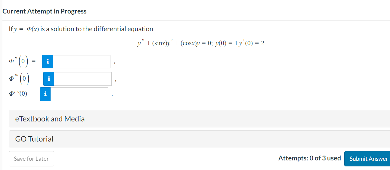 Solved If y=Φ(x) is a solution to the differential equation | Chegg.com