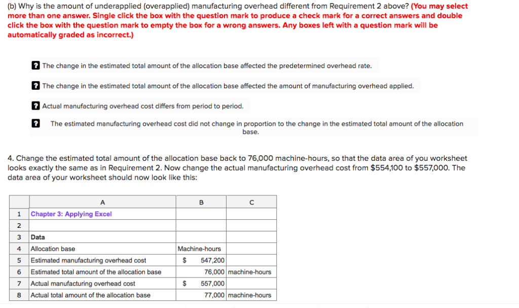 Solved A C D 1 Chapter 3: Applying Excel 3 Data 4 Allocation | Chegg.com