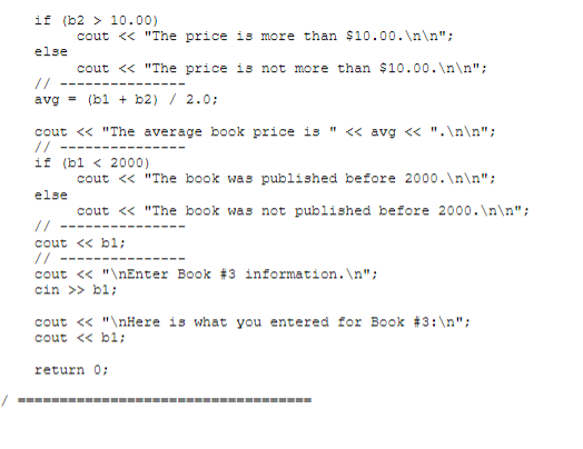 Solved Lab 10 - 2 Parts (Lec. 9-overload operators) Part 1 | Chegg.com