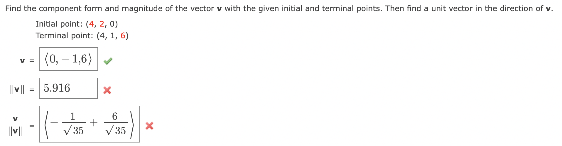 Solved Find the component form and magnitude of the vector v | Chegg.com