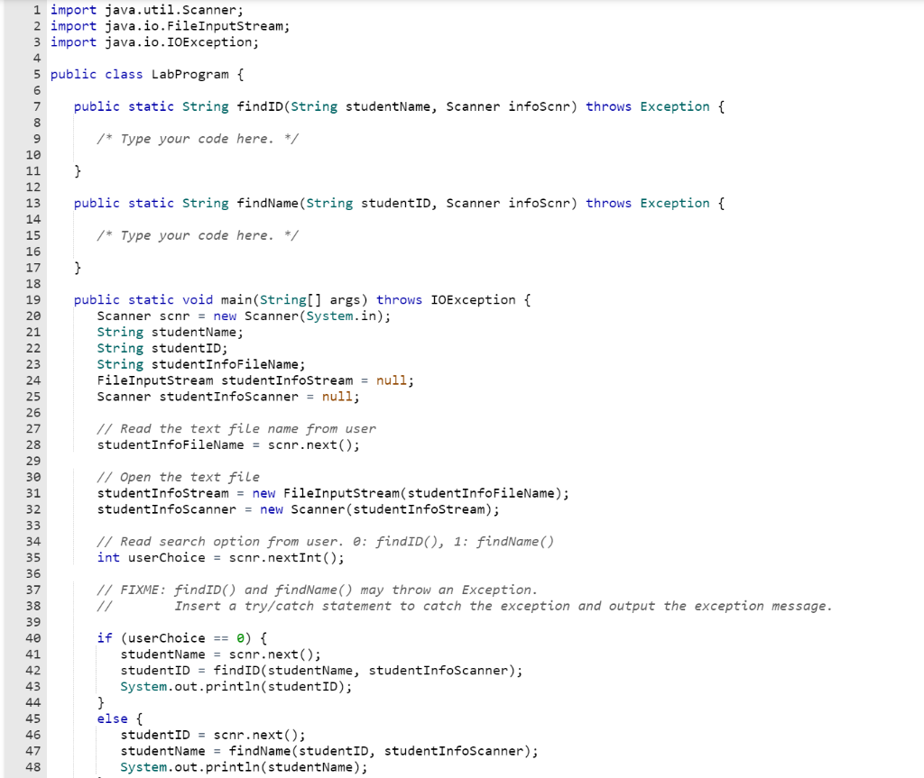 Solved Ex: If the input of the program is: roster.txt 0 | Chegg.com