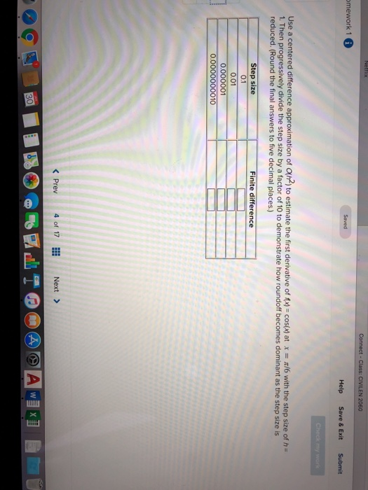 Solved t- Class: CIVILEN 2060 mework 1 Help Save & Exit | Chegg.com Solved t- Class: CIVILEN 2060 mework 1 Help Save & Exit | Chegg.com