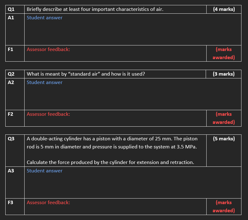 Solved \begin{tabular}{|l|l|c|} \hline Q1 & Briefly describe | Chegg.com