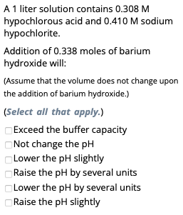 Solved A 1 liter solution contains 0.469M acetic acid and | Chegg.com