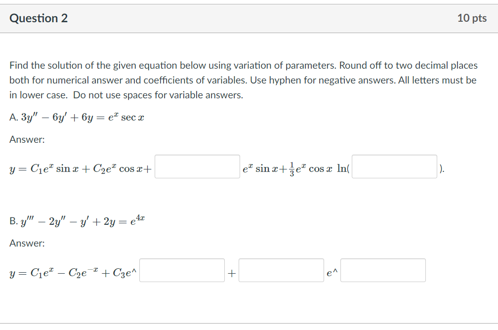 Solved Find the solution of the given equation below using | Chegg.com
