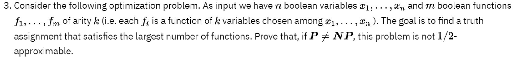 Solved 3. Consider the following optimization problem. As | Chegg.com