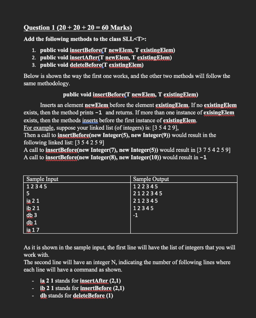 Solved Question 1 (20+20 + 20 = 60 Marks) Add the following | Chegg.com