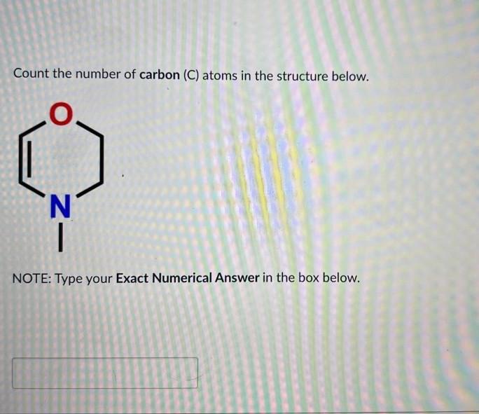 Solved Count the number of hydrogen (H) atoms in the | Chegg.com