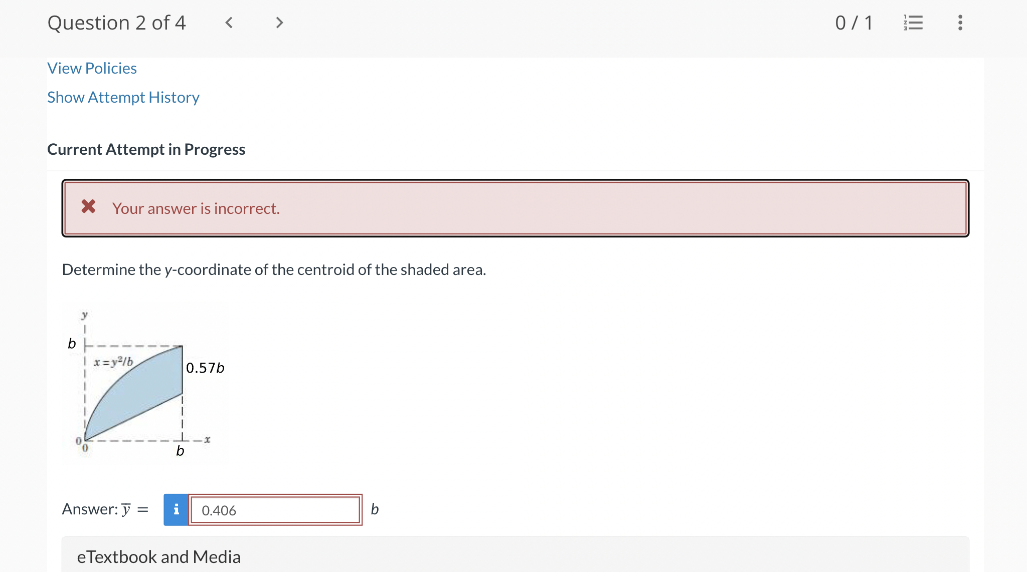 Solved Current Attempt in Progress Determine the | Chegg.com