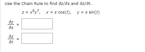 Solved Use the Chain Rule to find dz/dt. z = x2 + y2 + xy, x | Chegg.com