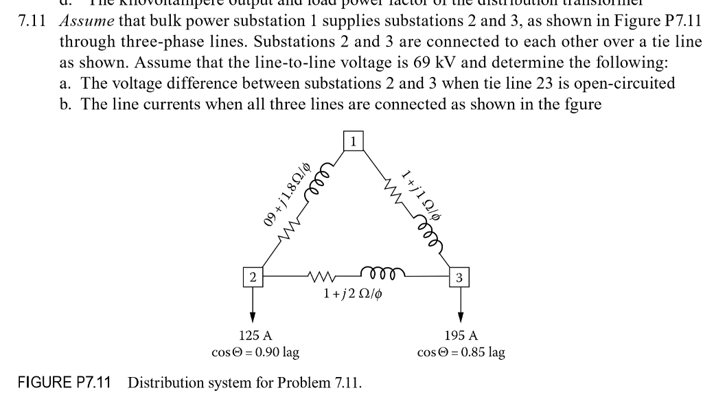 7.11 Assume that bulk power substation 1 supplies | Chegg.com