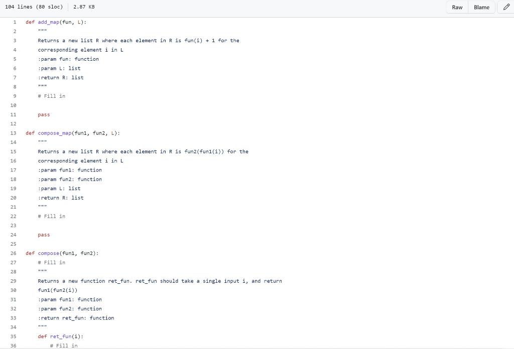 Solved pass return ret_fun def repeater(fun, num_repeats): | Chegg.com