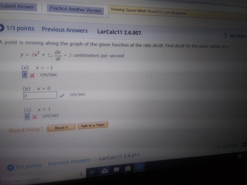 Solved Submit Answer Practice Another Version Viewing Saved | Chegg.com