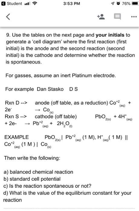 Solved G Student .' 3:53 PM 9. Use the tables on the next | Chegg.com